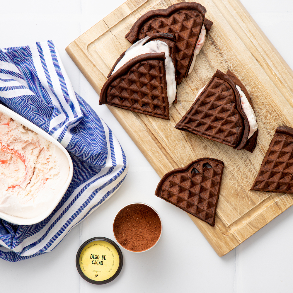 Gofres con helado | Receta | JUST SPICES