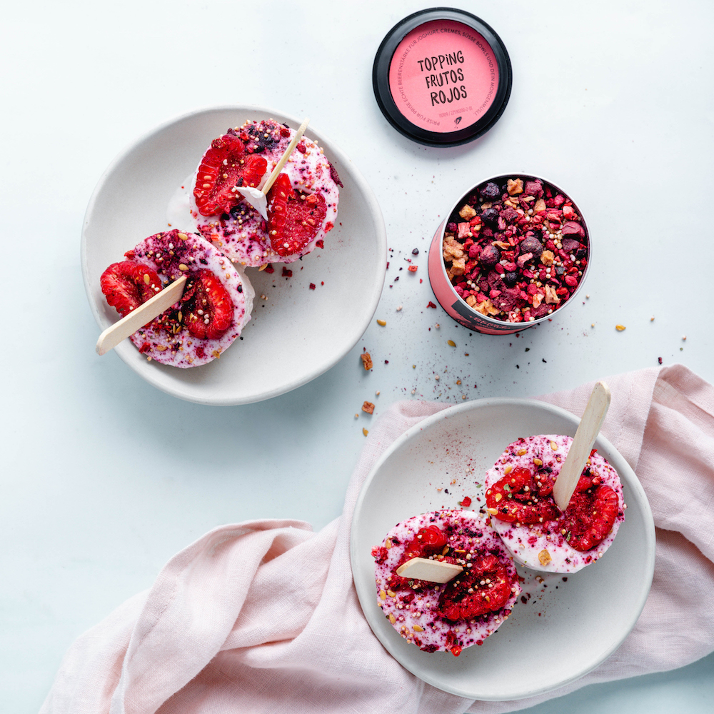 Helado de yogur y frutos rojos | Receta | JUST SPICES