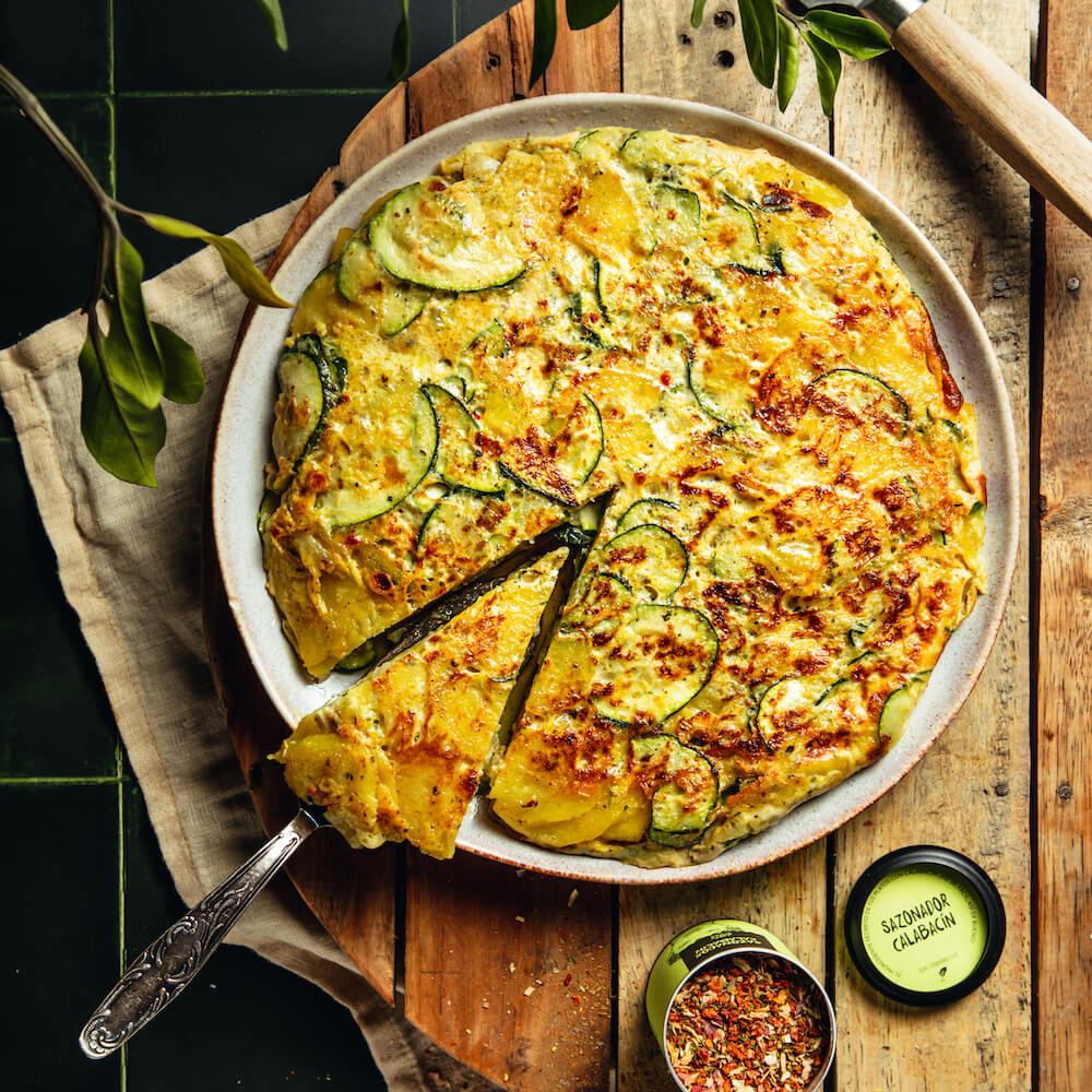 Tortilla de calabacín | Receta | JUST SPICES