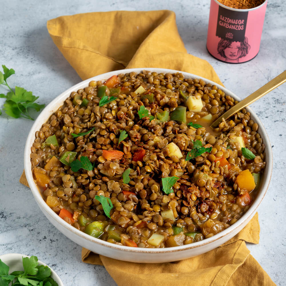 Lentejas con verduras | Receta | JUST SPICES
