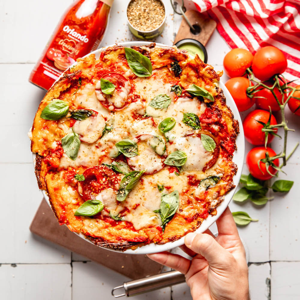 Pizza de coliflor | Receta | JUST SPICES