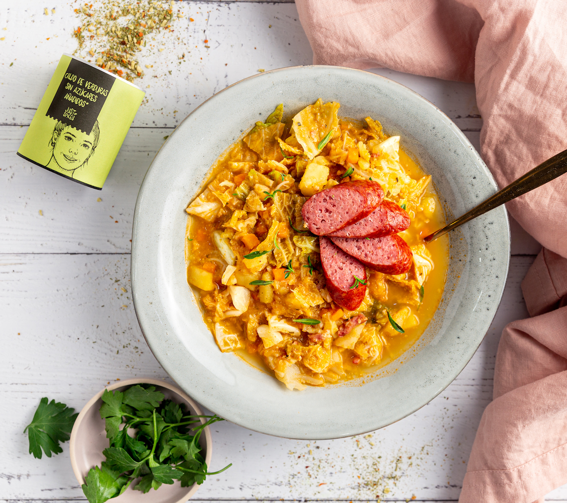 Repollo guisado | Receta | JUST SPICES