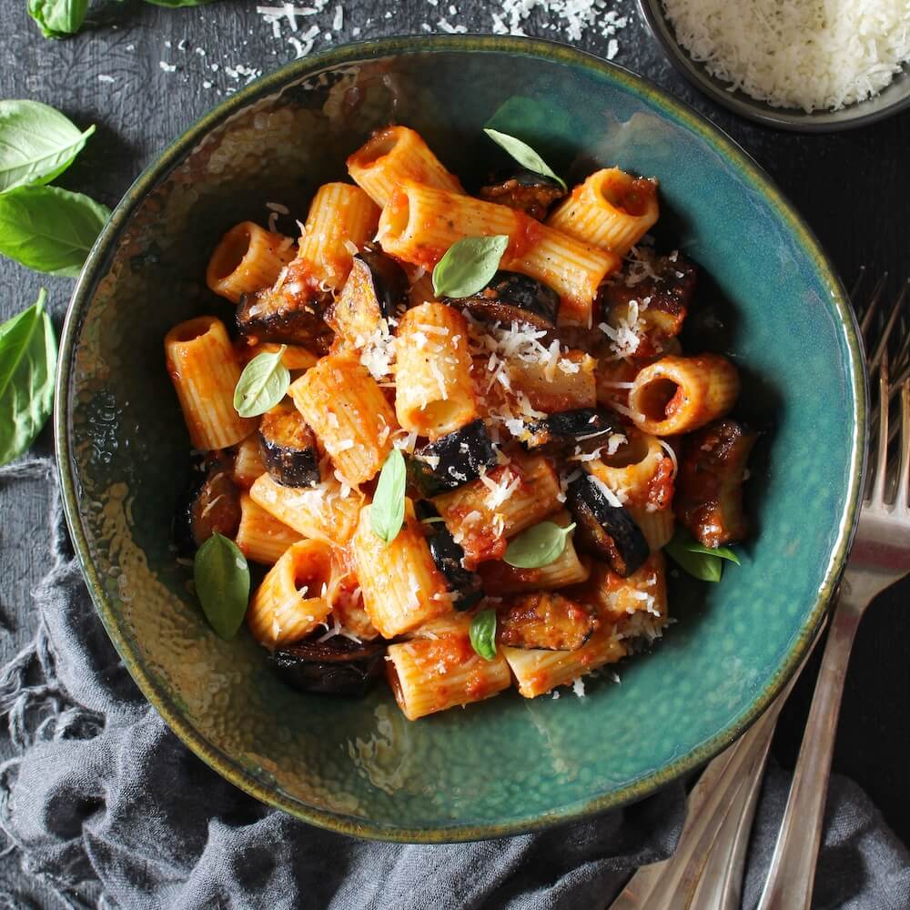 Rigatoni alla Norma | Receta | JUST SPICES